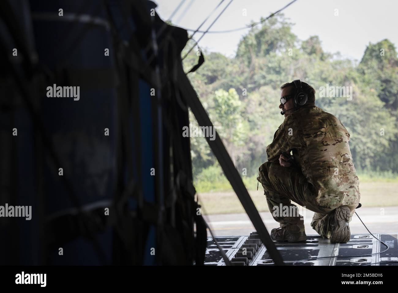 Tech Sgt. Wesley Zech, 36th Expeditionary Airlift Squadron loadmaster ...