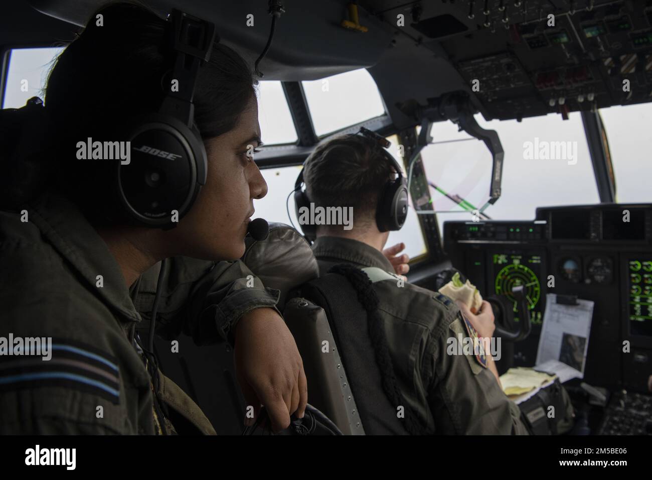 Bangladesh air force (BAF) Flight Lieutenant Israt Drishty, C-130 ...
