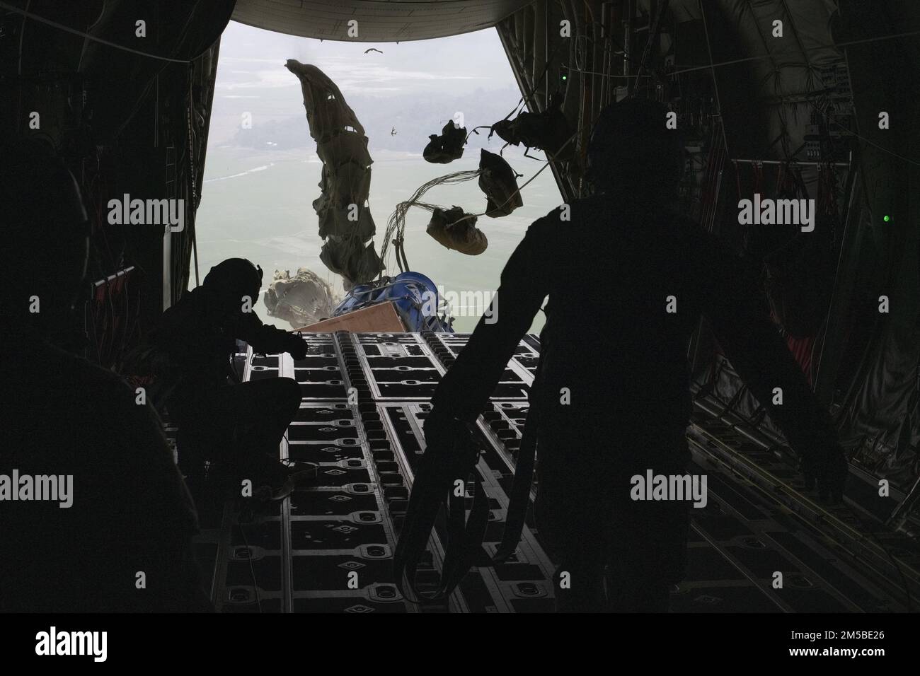 Staff Sgt. McArthur Posey, left, and Tech Sgt. Wesley Zech, right, 36th ...