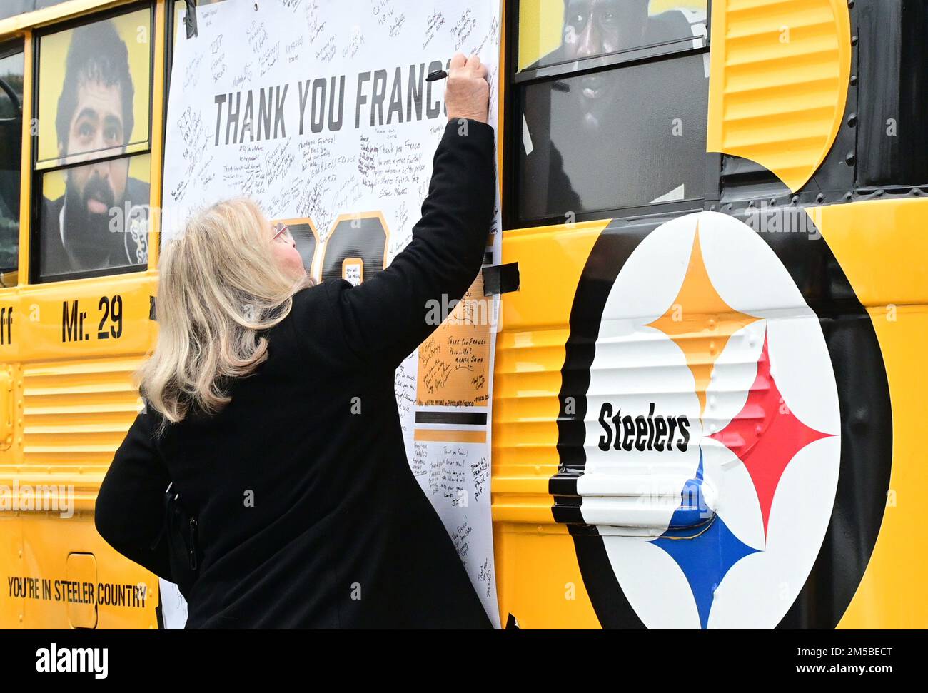 Pittsburgh, United States. 27th Dec, 2022. Pittsburgh Steelers fans ...