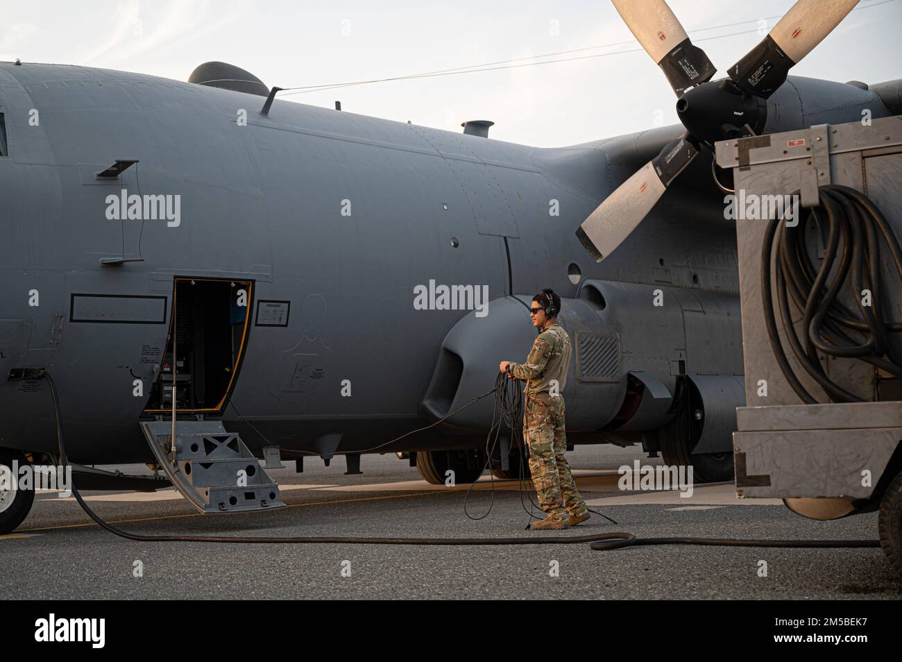 U.S. Air Force Tech. Sgt. Sean Bolton, airborne maintenance technician ...