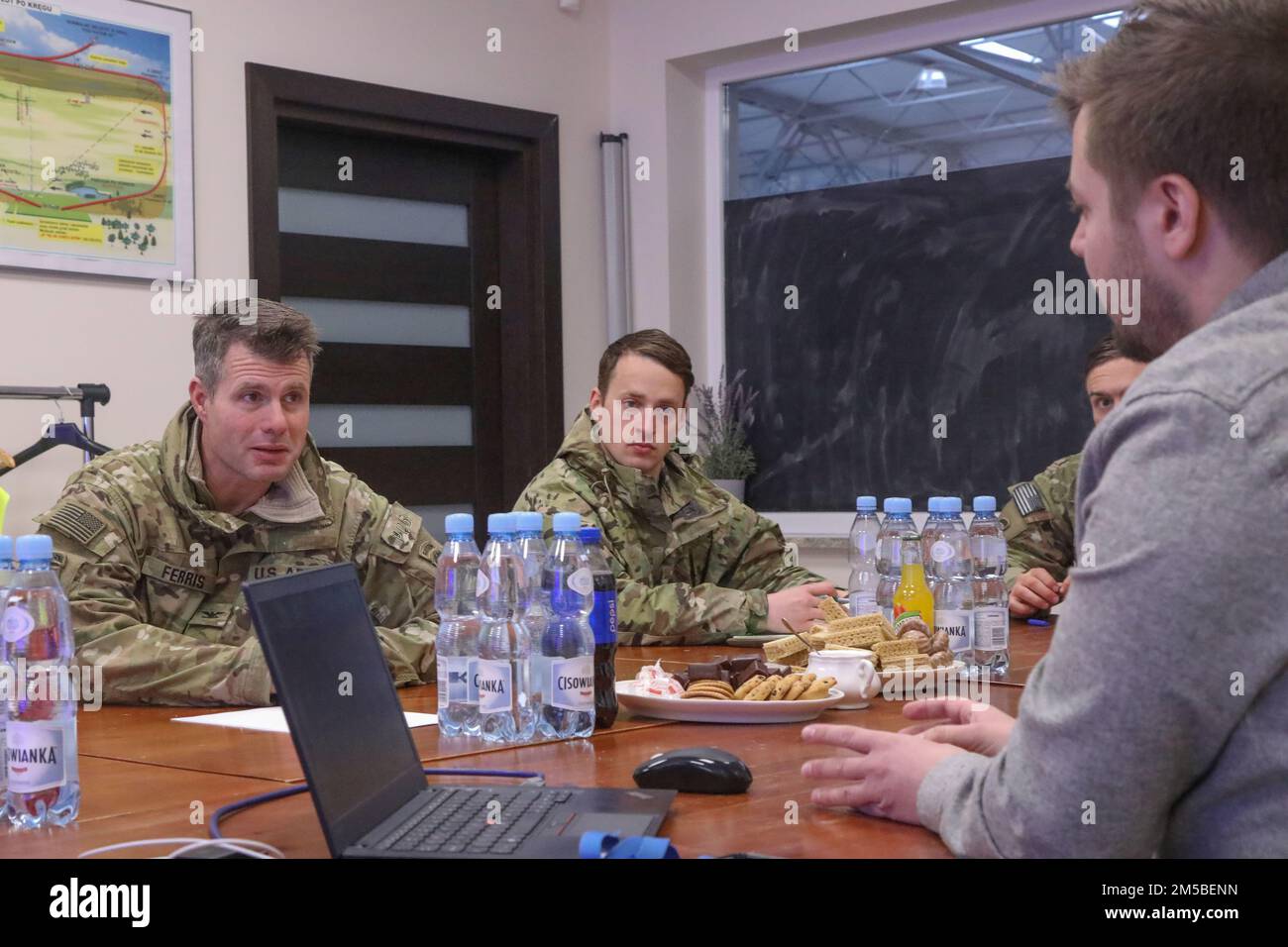 (Left) Col. Eugene “Buddy” Ferris, the commander of the 3rd Brigade ...