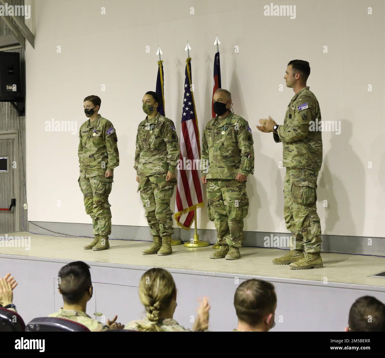 U.S. Army Capt. Caleb Hartley, commander, headquarters and headquarters ...