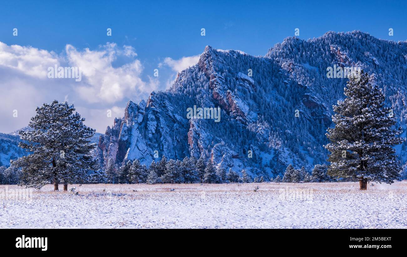 The first decent snow of the season on Shirttail Peak and South Boulder ...