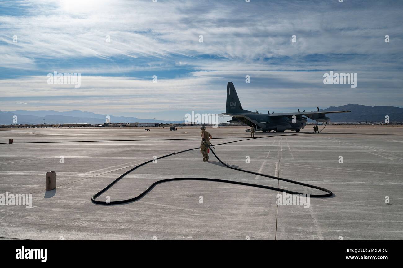 An HC-130J Combat King II assigned to the 79th Rescue Squadron, Davis ...