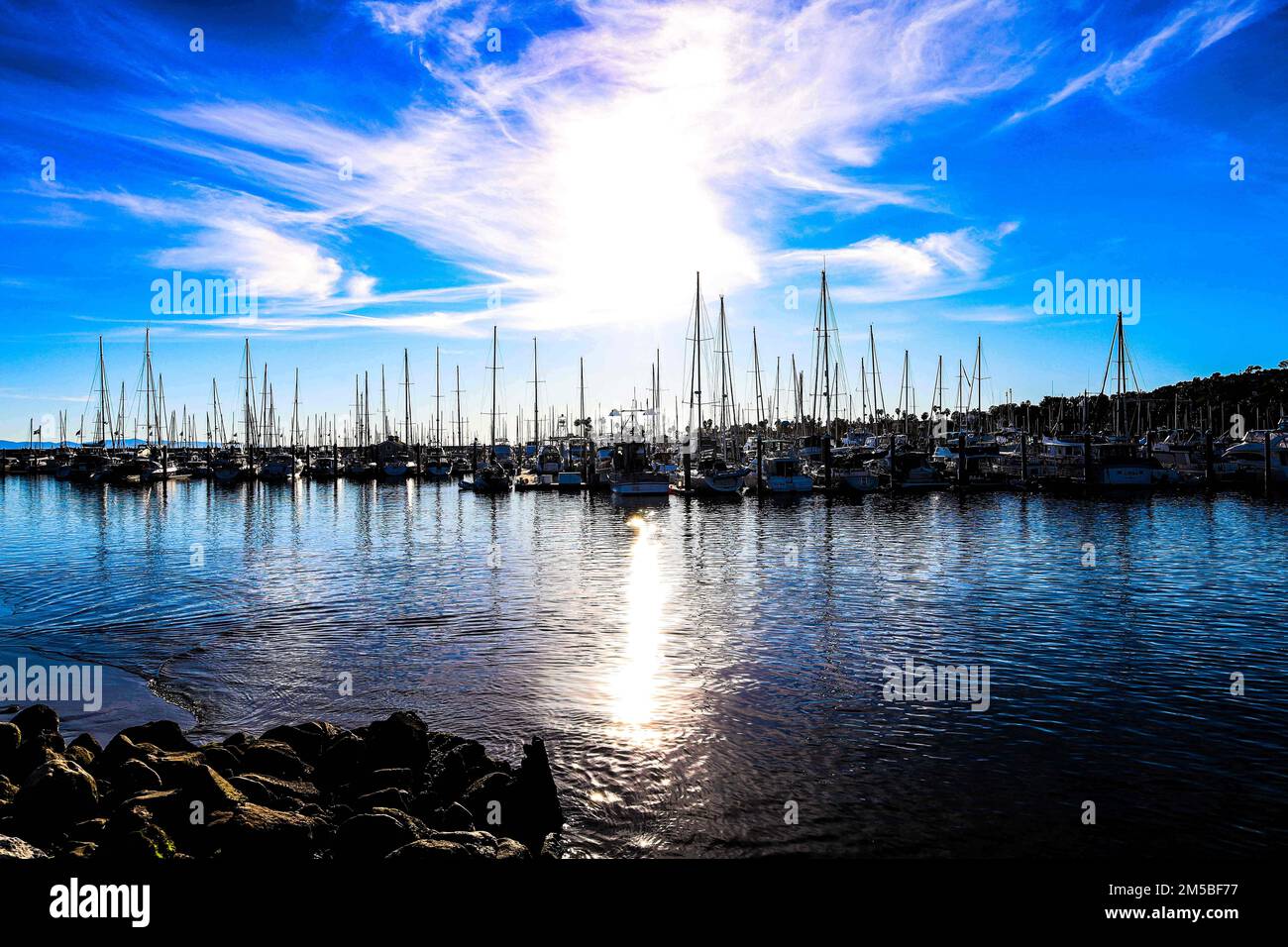 Santa Barbara, California, U.S.A. 25th Dec, 2022. The beautiful Santa ...