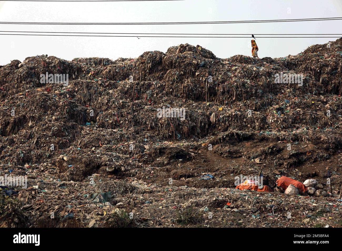 Gazipur, Gazipur, Bangladesh. 26th Dec, 2022. A pile of garbage like a ...