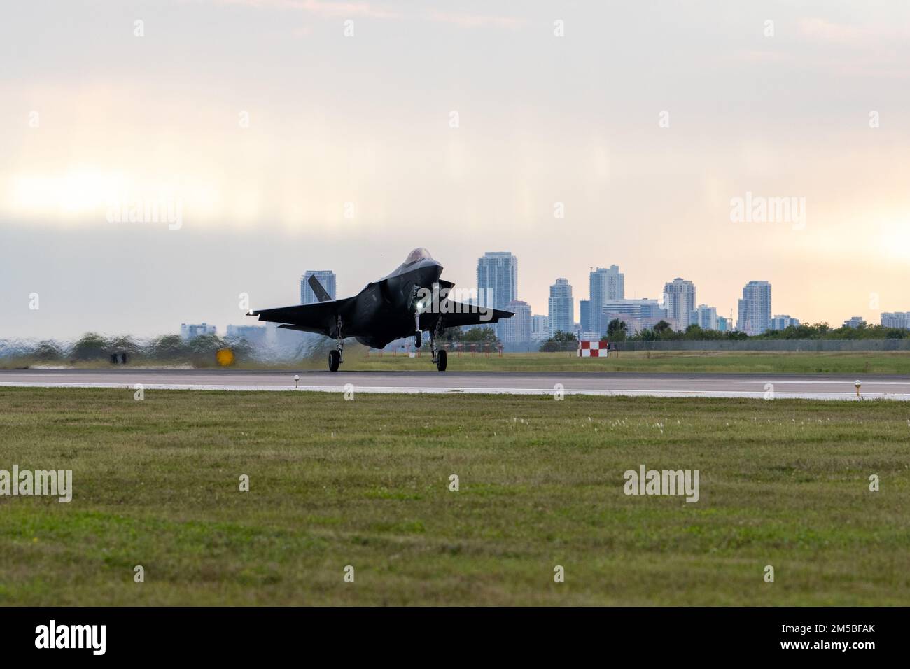 An F-35A Lightning II aircraft assigned to the 33rd Fighter Wing, Eglin ...