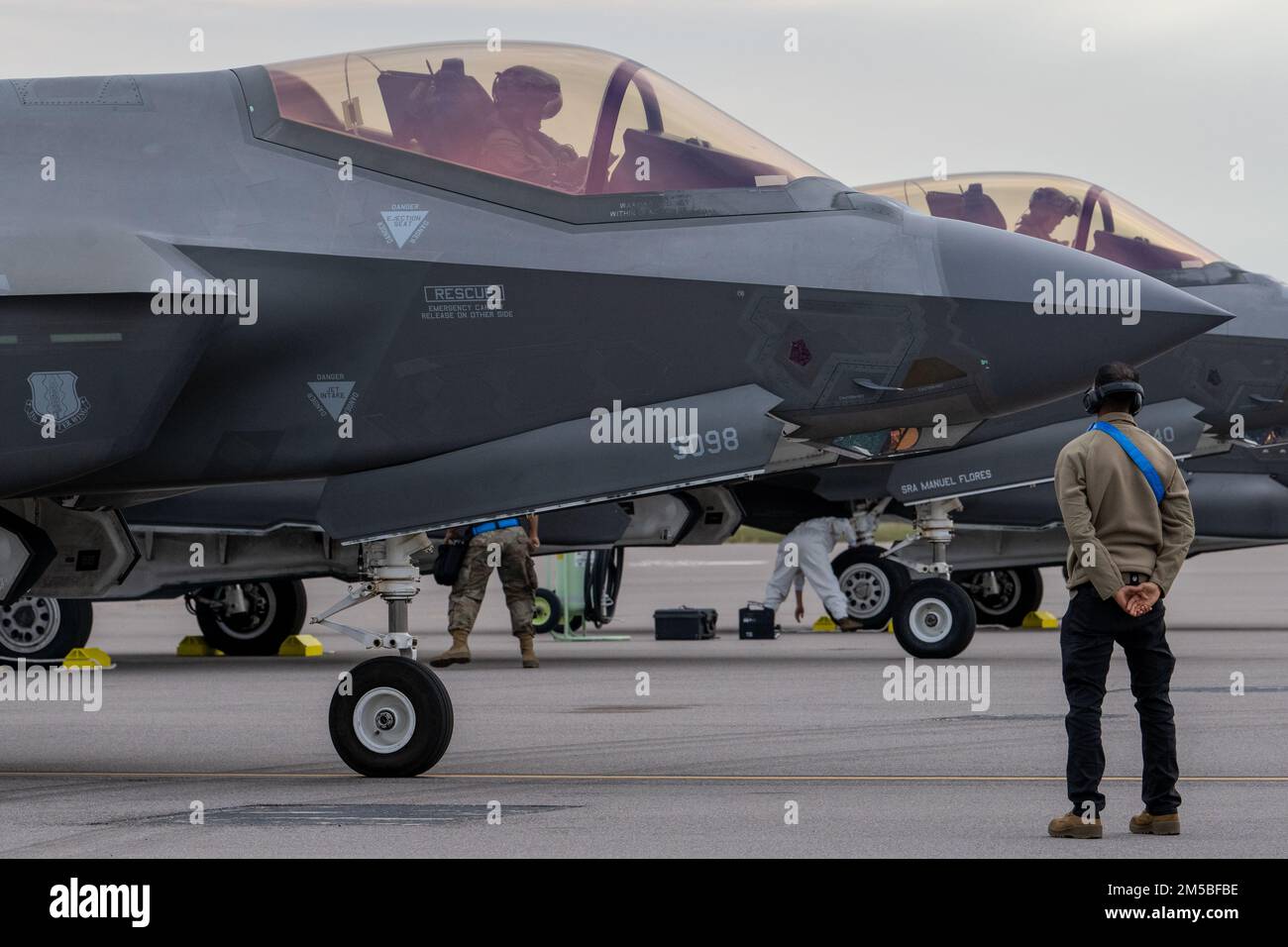 U.S. Air Force Maj. Matt “Fitty” Tucker, 58th Fighter Squadron pilot ...