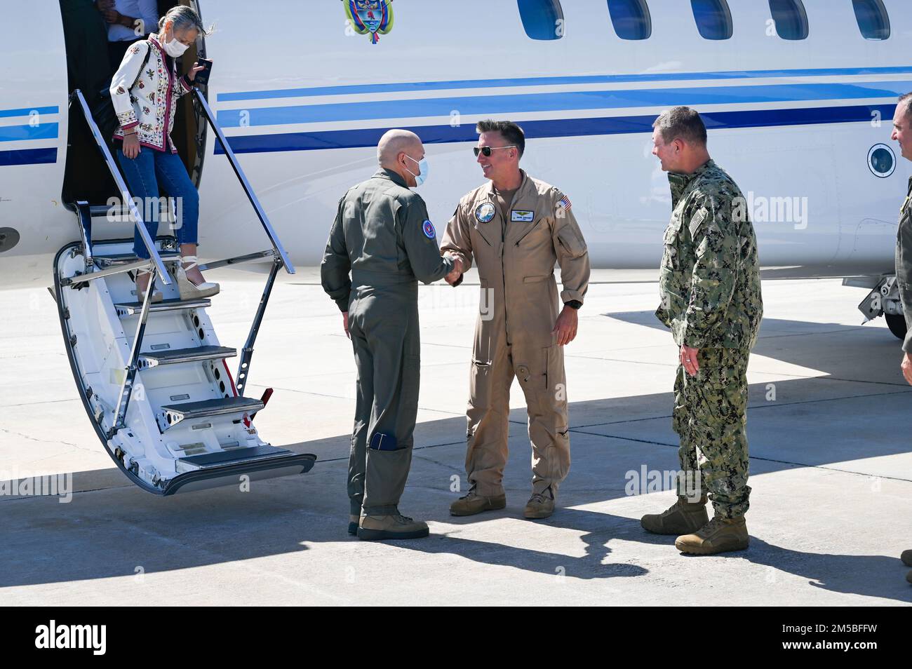 220222-N-IW125-1028 KEY WEST, Fla. (Feb. 22, 2022) Colombian Air Force ...
