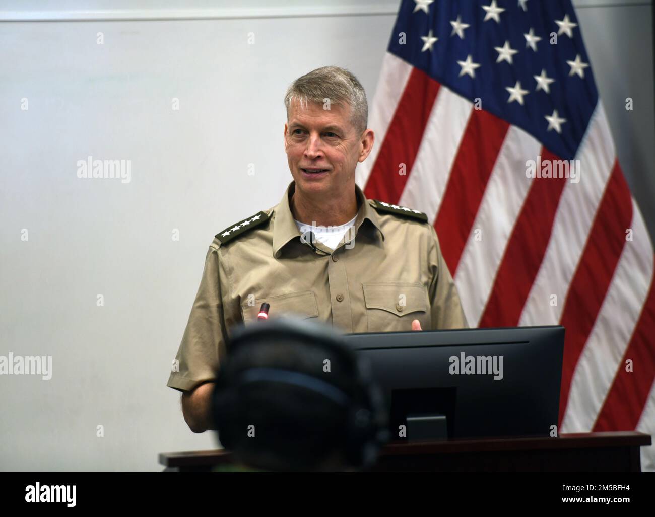 Army Gen. Daniel Hokanson, chief, National Guard Bureau, addresses ...