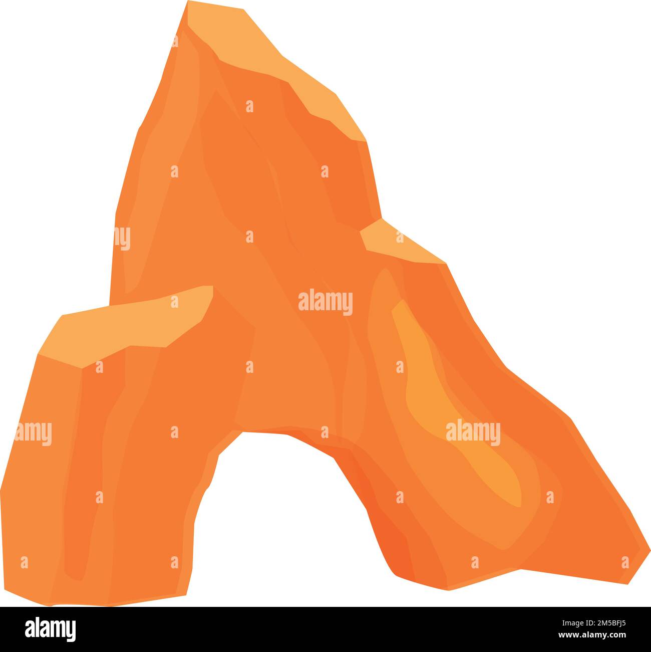 Scene rock icon cartoon vector. Grand arizona. Park river Stock Vector ...