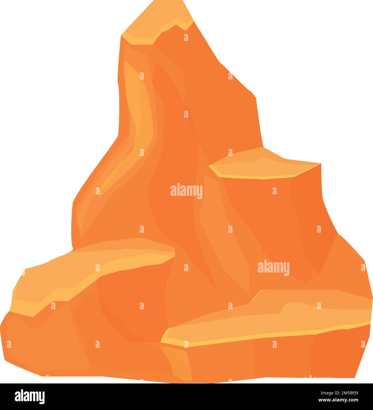 Landscape rock icon cartoon vector. Grand canyon. Arizona park Stock ...