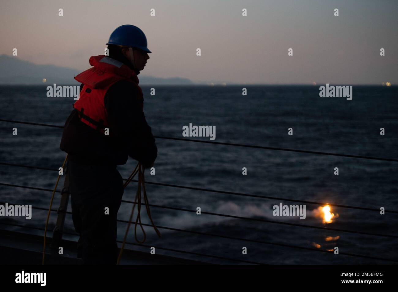 PACIFIC OCEAN (Feb. 22, 2022) Seaman Nicholas Beltran, from Porterville ...