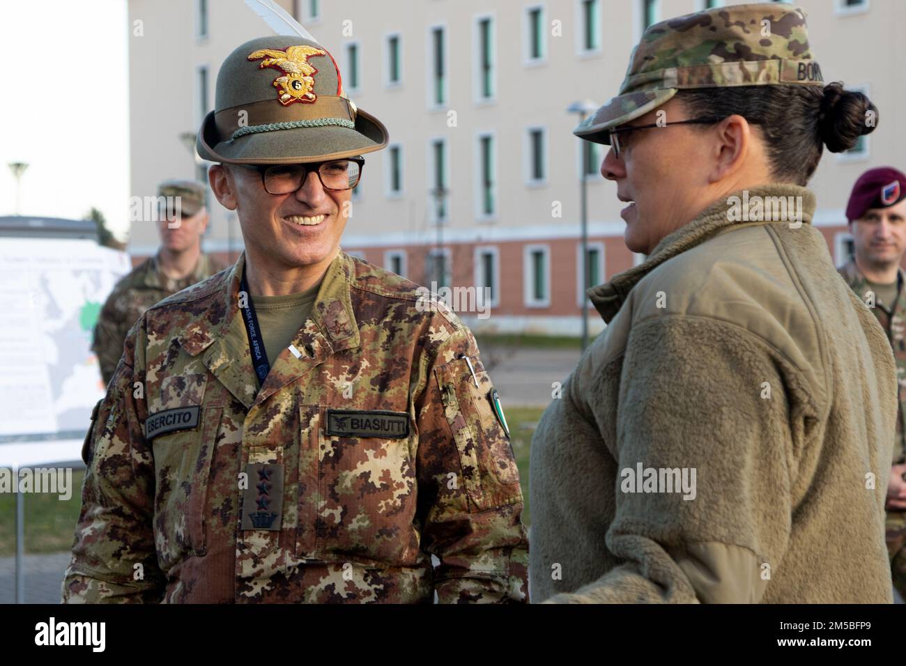 Col. Michele Biasiutti, the U.S. Army Garrison Italy senior Italian ...