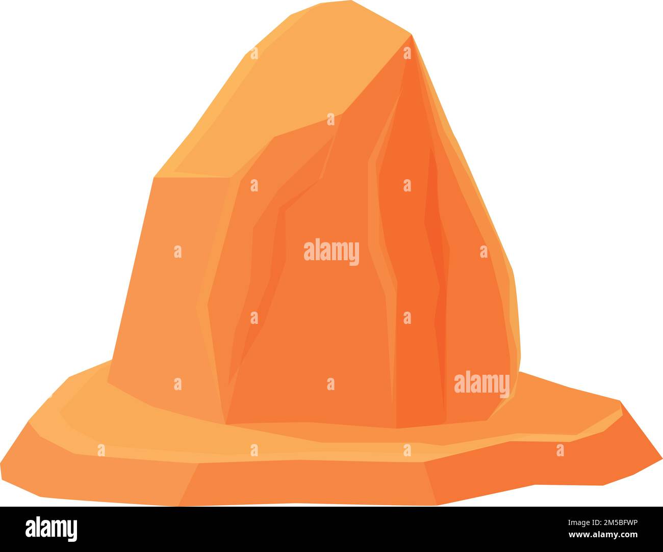 Erosion canyon icon cartoon vector. Grand rock. Cliff landscape Stock ...