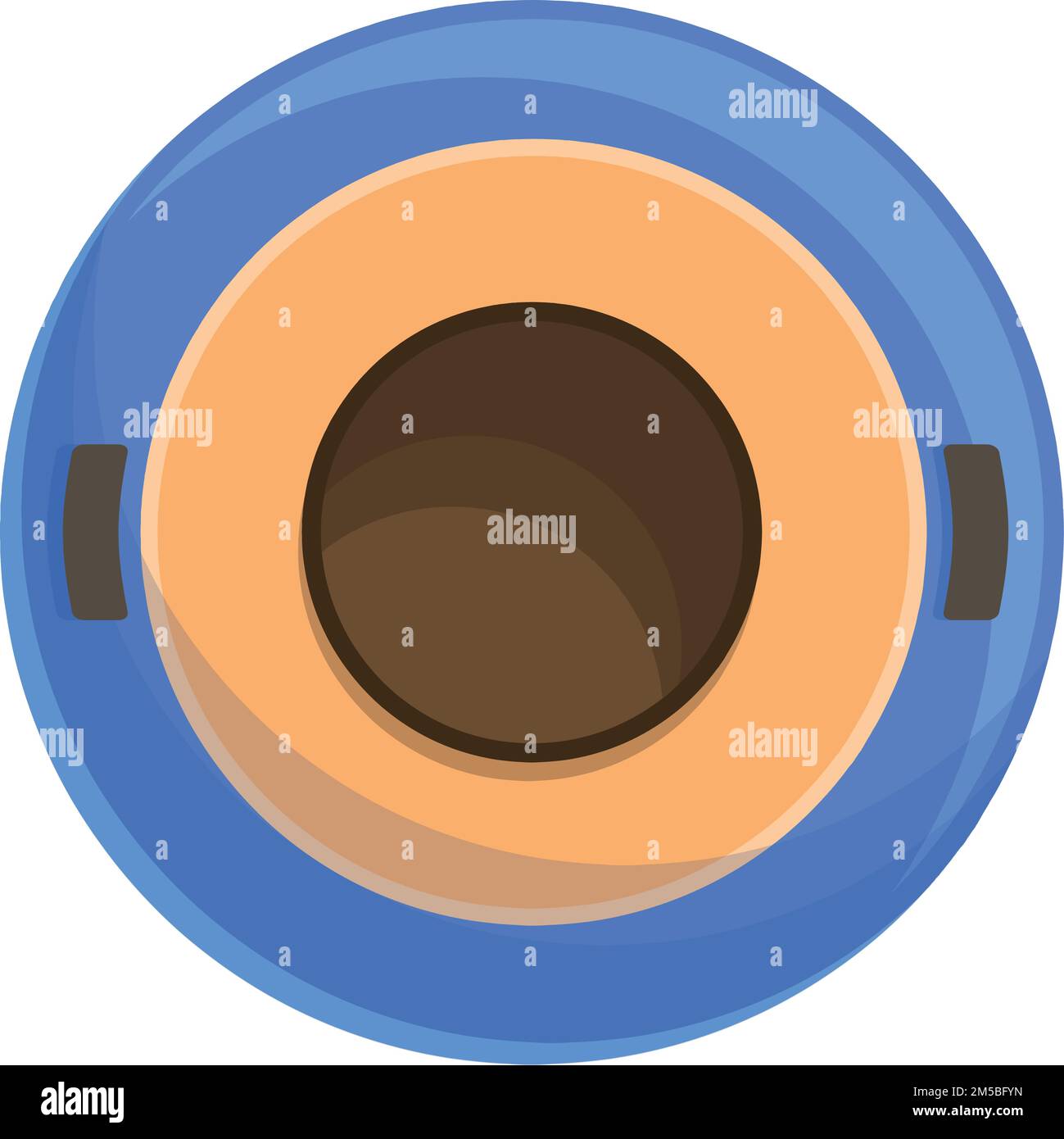 Snow tube icon cartoon vector. Winter tubing. Mountain activity Stock ...