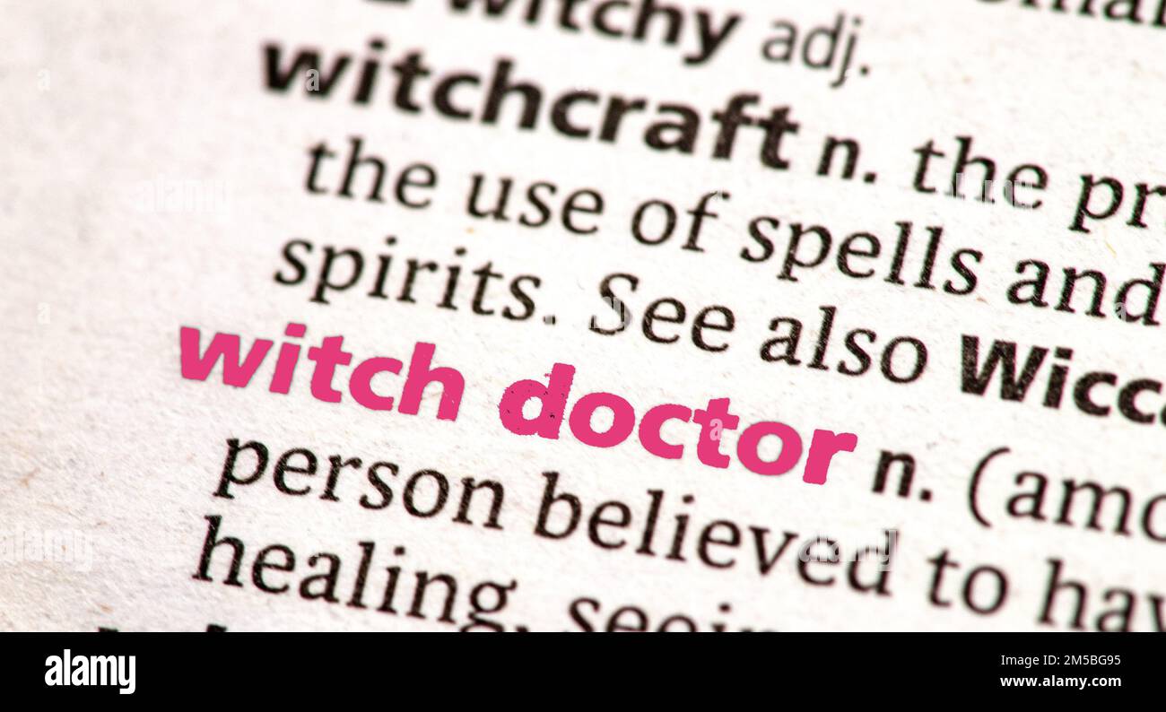 Voodoo witch doctor hi-res stock photography and images - Alamy