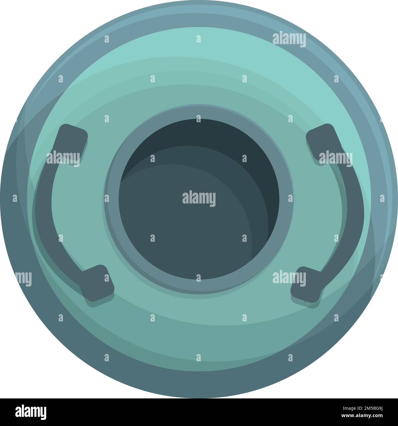Inflatable snow tube icon cartoon vector. Sport fun. Sled kid Stock ...