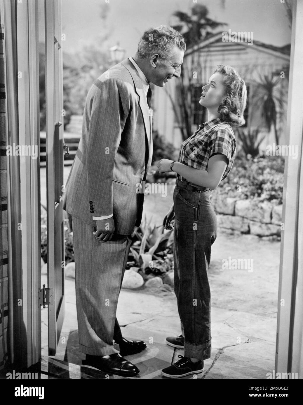 Ezio Pinza, Debbie Reynolds, on-set of the Film, "Mr. Imperium", MGM ...