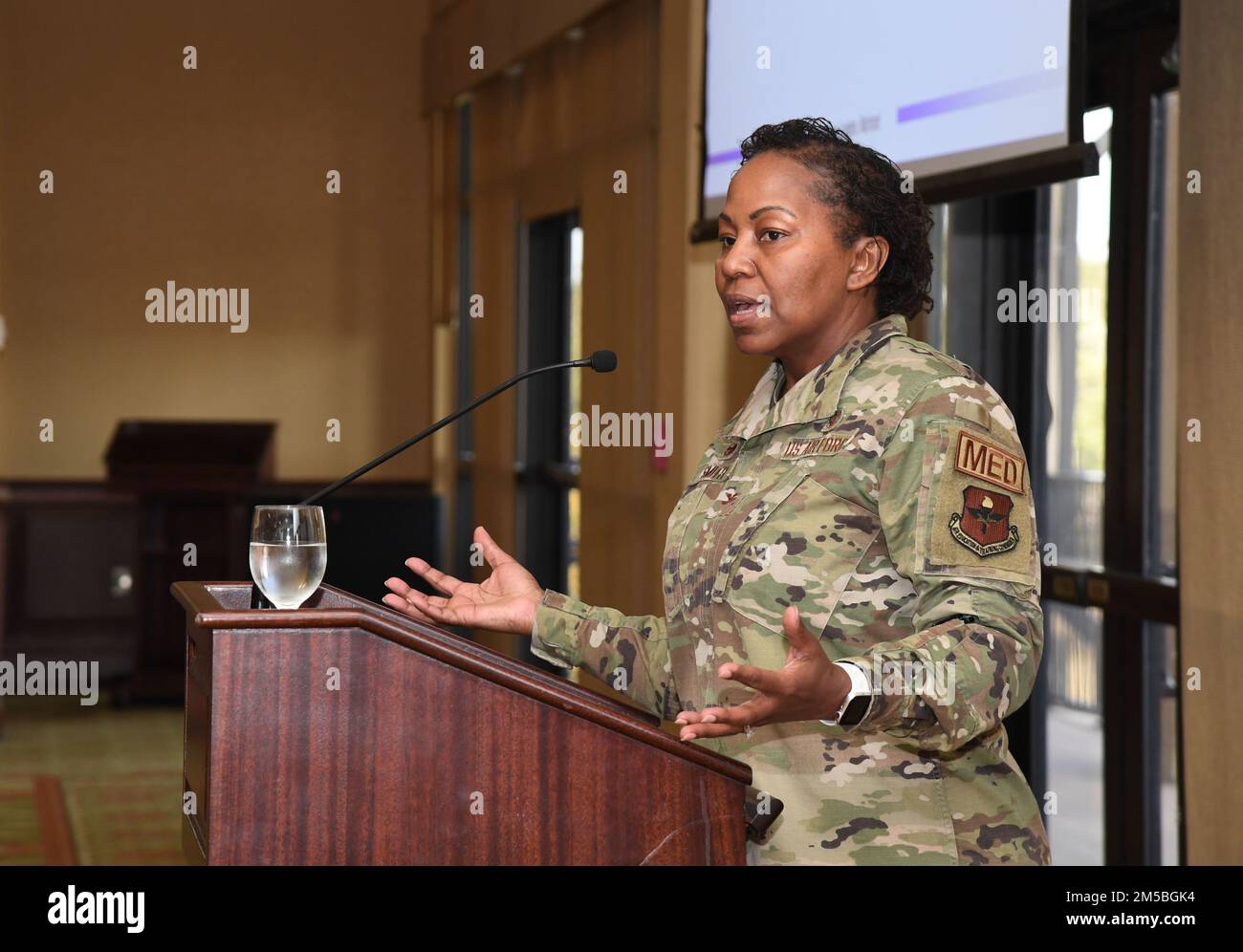 U.S. Air Force Col. Marcia Smith, 81st Inpatient Operations Squadron ...