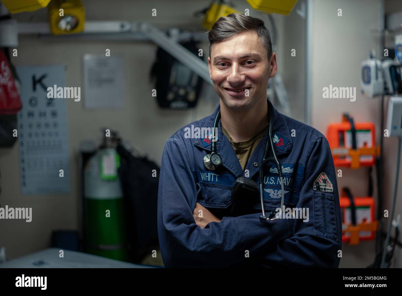220222-N-FA490-1132 PHILIPPINE SEA (Feb. 22, 2022) – Hospital Corpsman ...