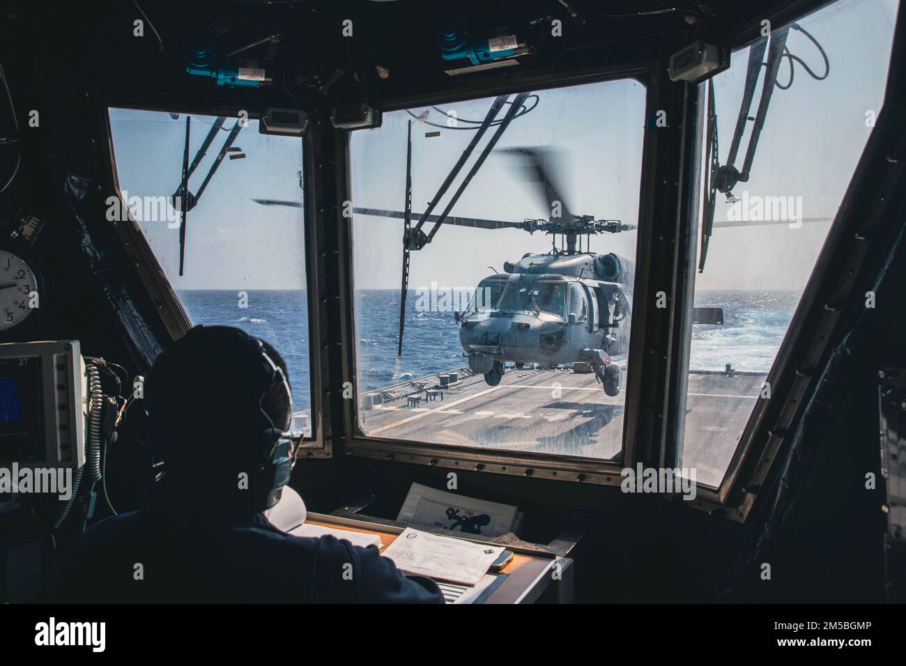220222-N-GF955-1002 CARIBBEAN SEA - (Feb. 21, 2022) -- Boatswain’s Mate ...