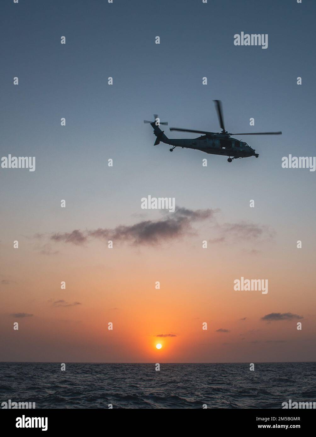 220222-N-GF955-1014 CARIBBEAN SEA - (Feb. 21, 2022) -- An MH-60S Sea ...