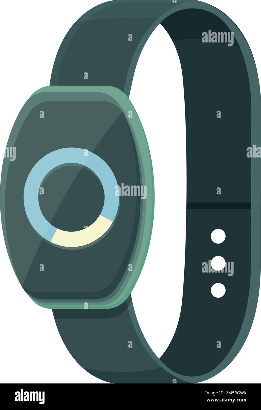 Smart tracker icon cartoon vector. Sport app. Device digital Stock ...
