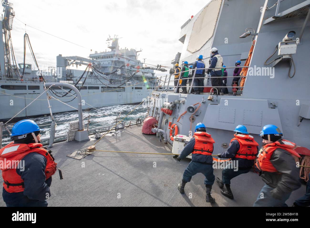 ATLANTIC OCEAN (Feb. 22, 2022) Gunner’s Mate 3rd Class Joseph Ferro ...
