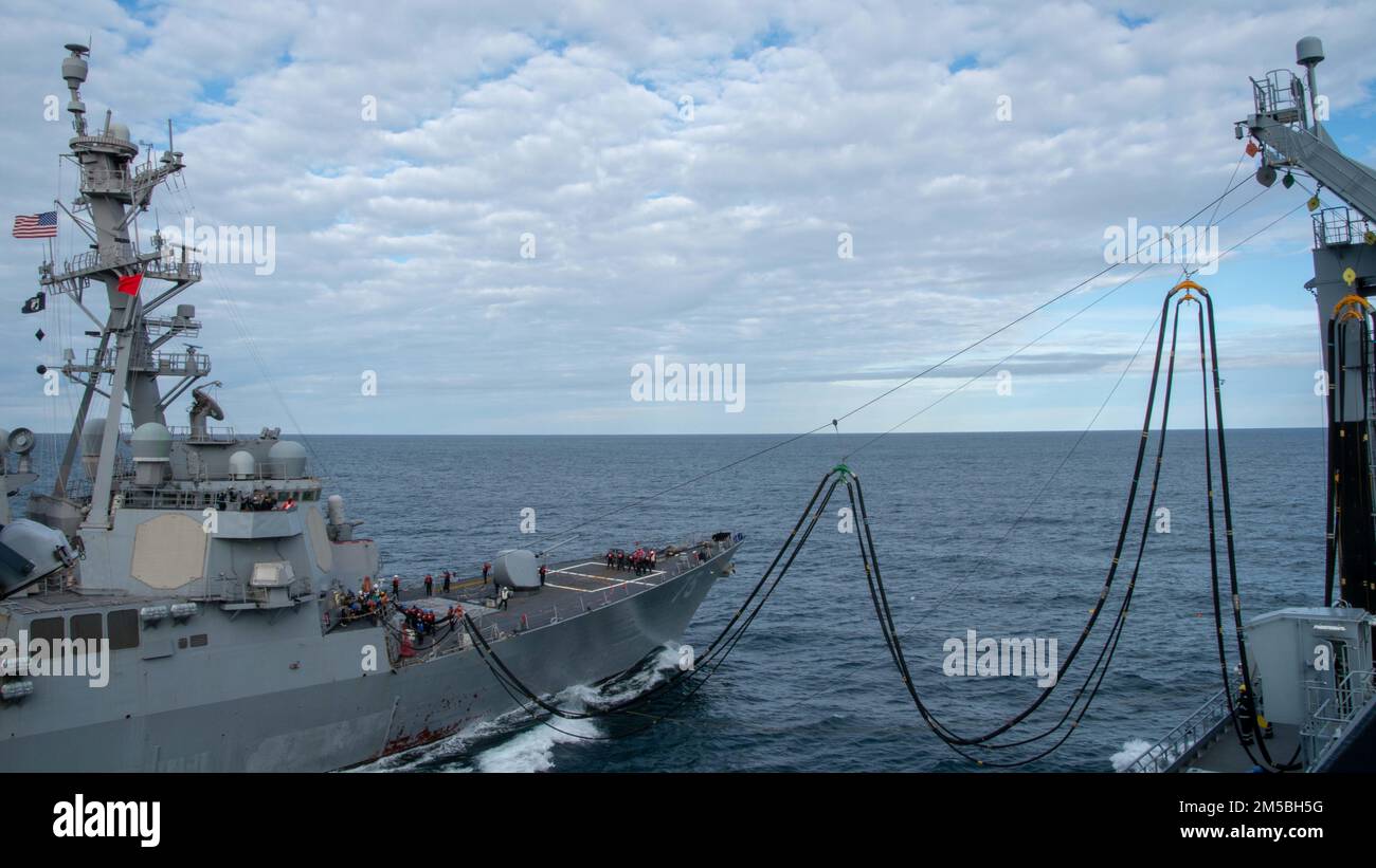 NORTH SEA (Feb. 22, 2022) U.S. Navy Arleigh Burke-class guided-missle ...