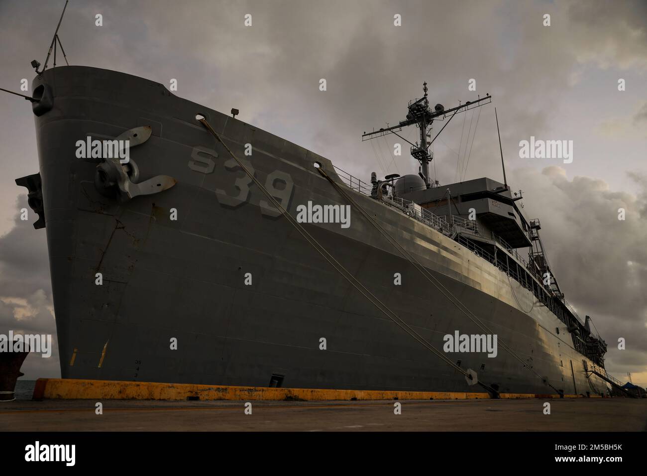 PUERTO PICO, Saipan (Feb. 22, 2022) The submarine tender USS Emory S ...