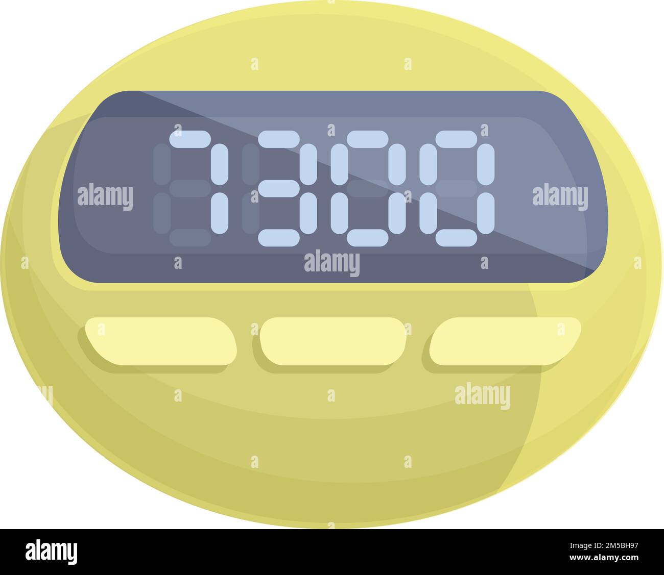 Heart digital clock cartoon hi-res stock photography and images - Alamy