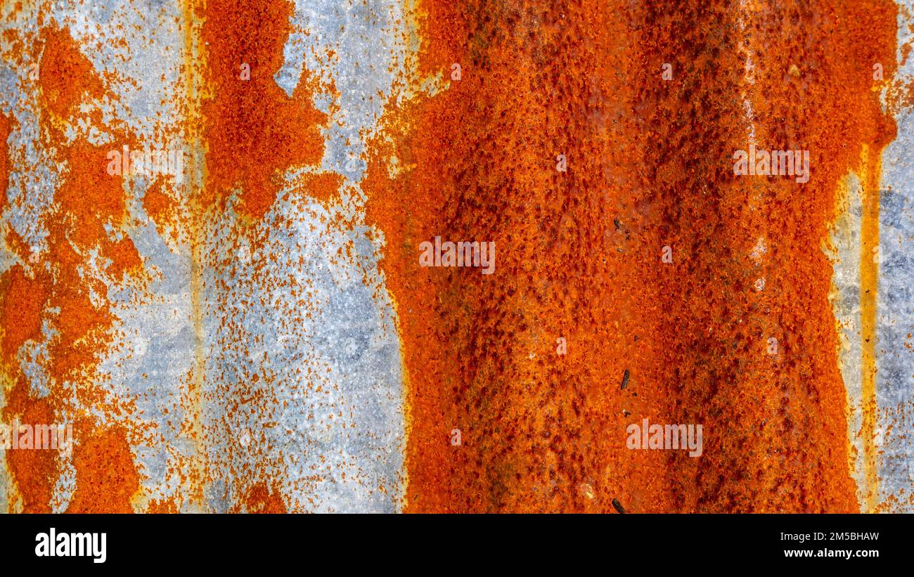 rusty zinc texture as background Stock Photo - Alamy