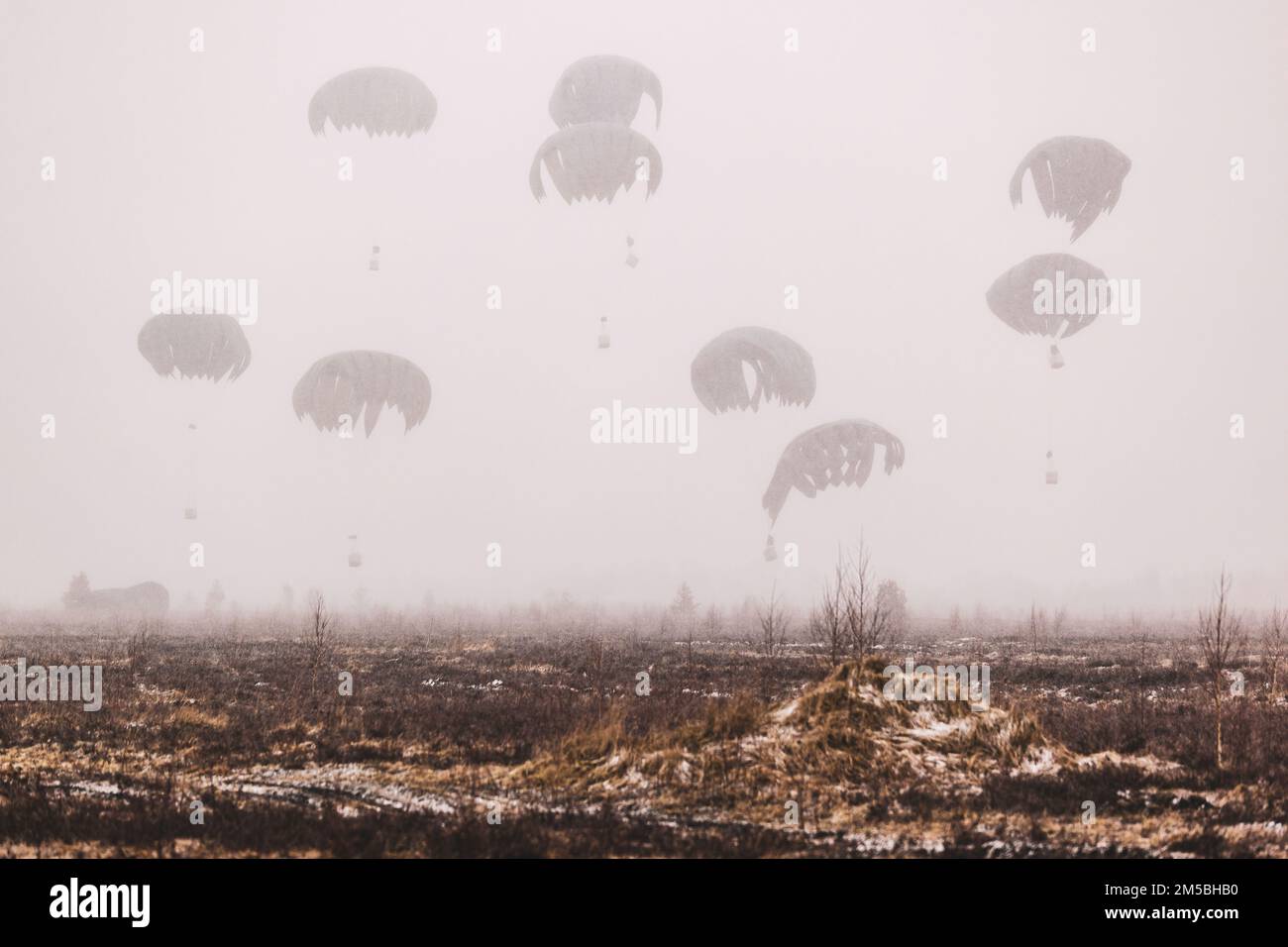 Class I supplies land on DZ Adazi in Latvia during Aerial Resupply ...