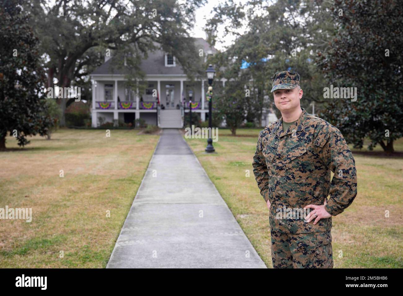 Gunnery Sgt. Brian Knowles, a historian with Marine Forces Reserve ...