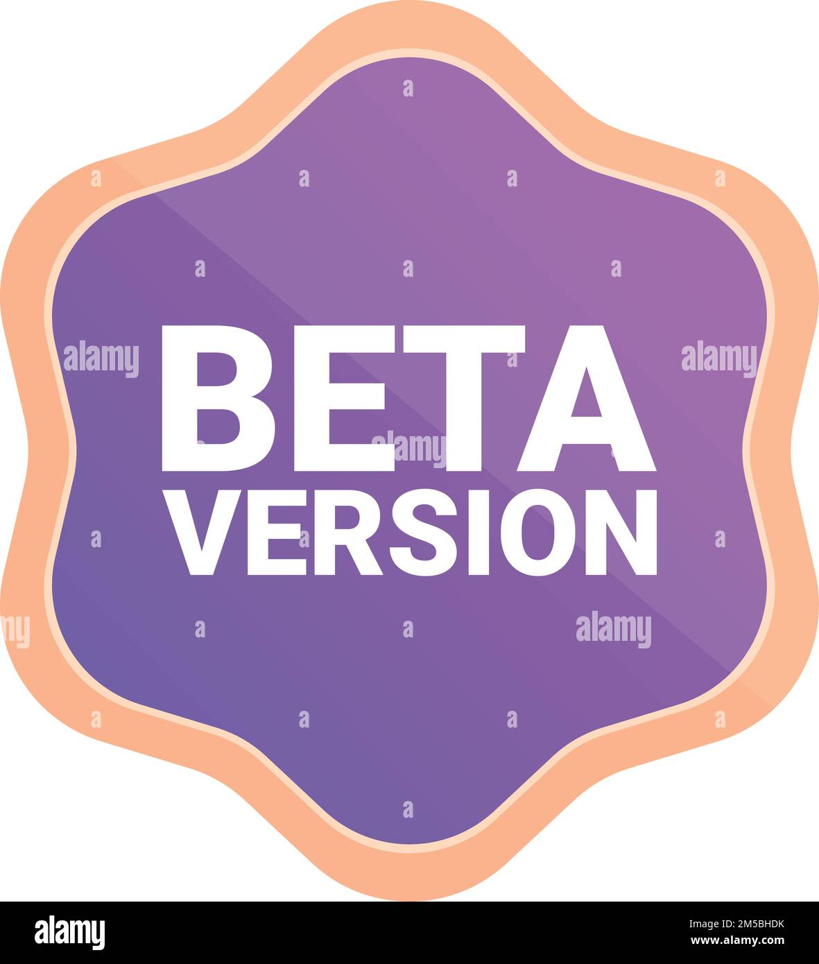 Beta version pack icon cartoon vector. Digital web. New box Stock ...
