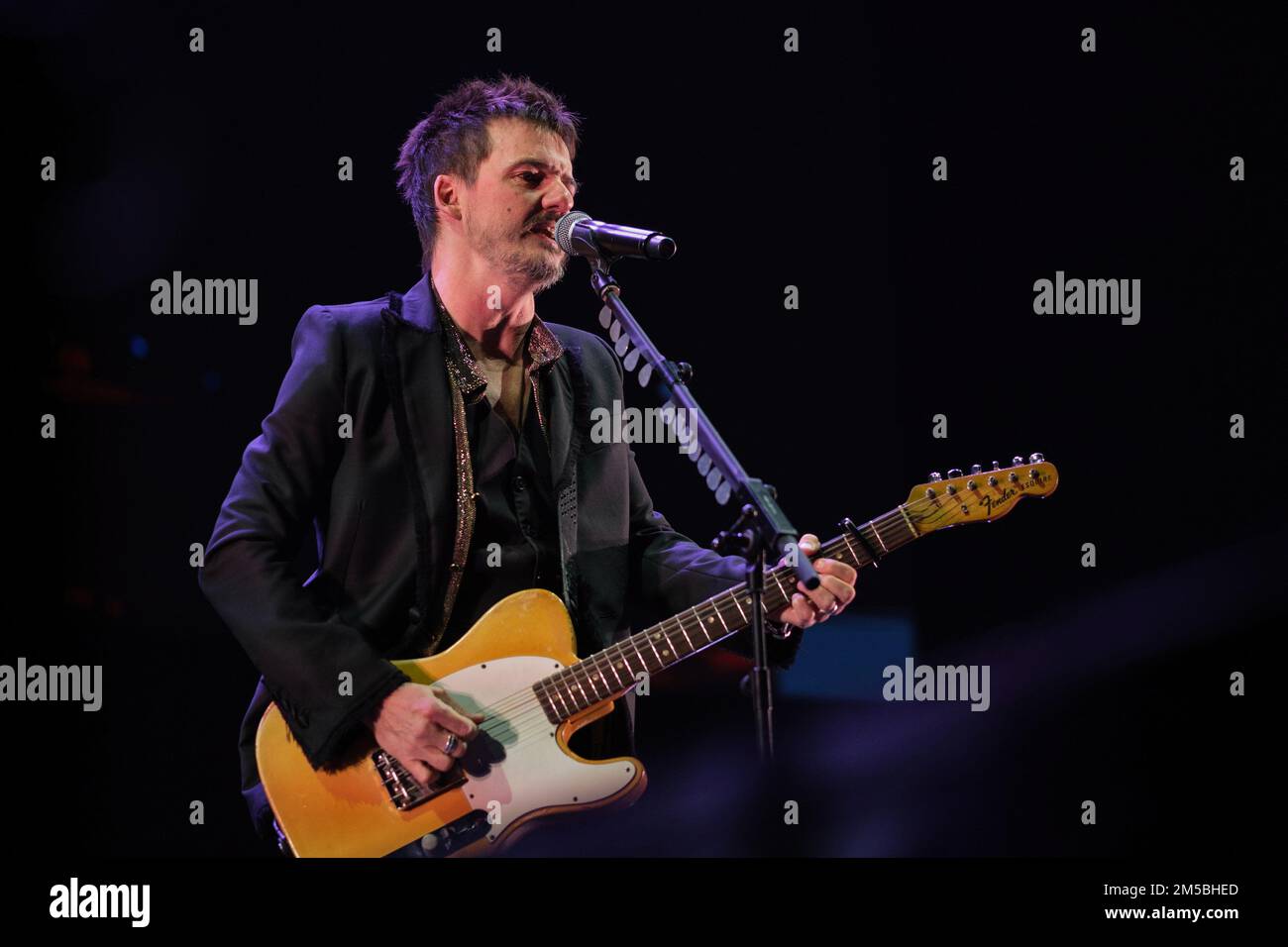 Madrid, Spain. 23rd Dec, 2022. The singer Coque Malla performs during ...