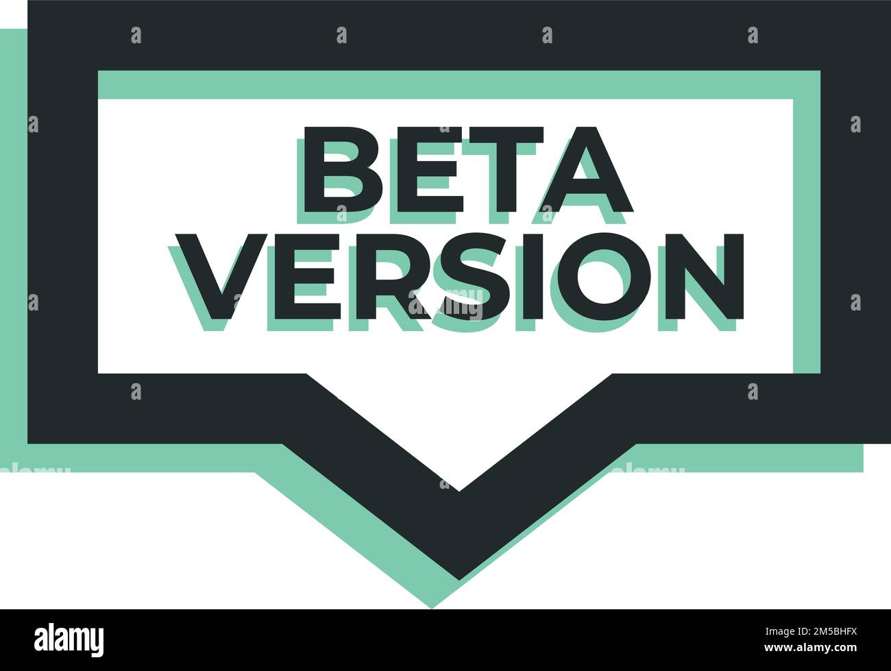 Beta interface icon cartoon vector. Computer software. Digital upgrade ...