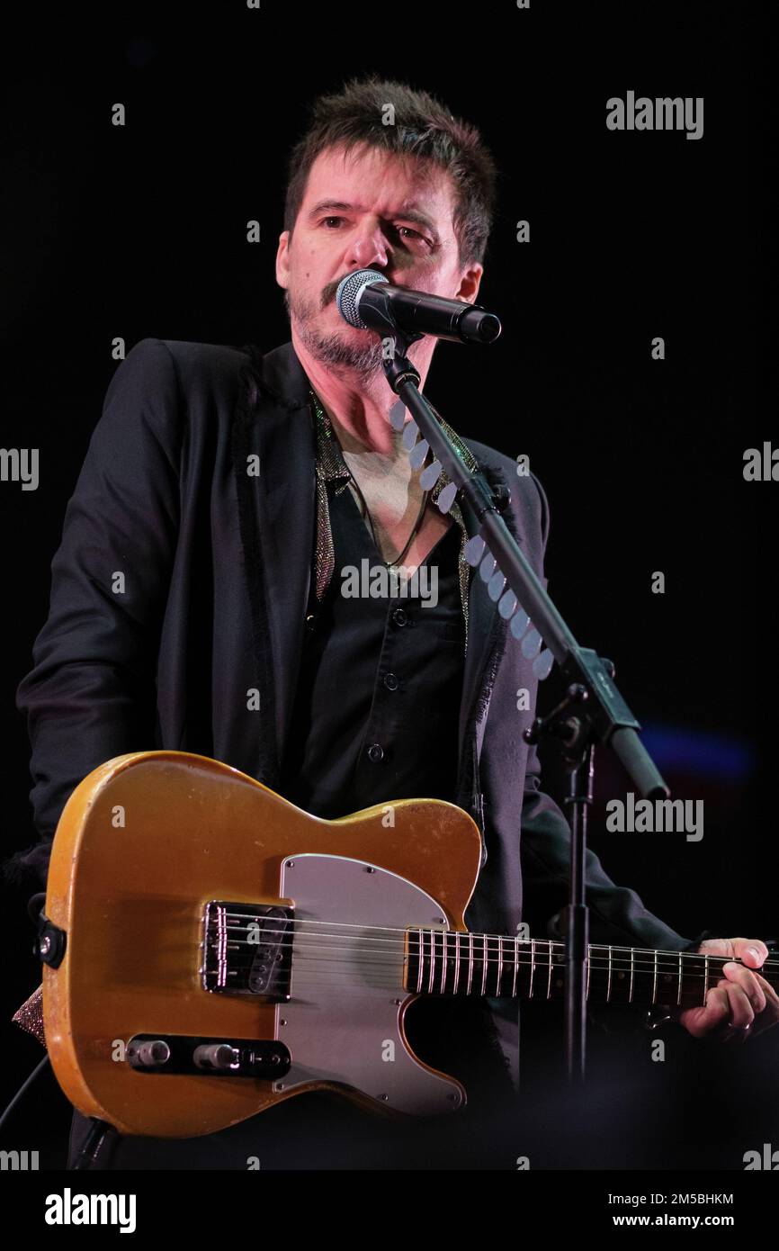 Madrid, Spain. 23rd Dec, 2022. The singer Coque Malla performs during ...