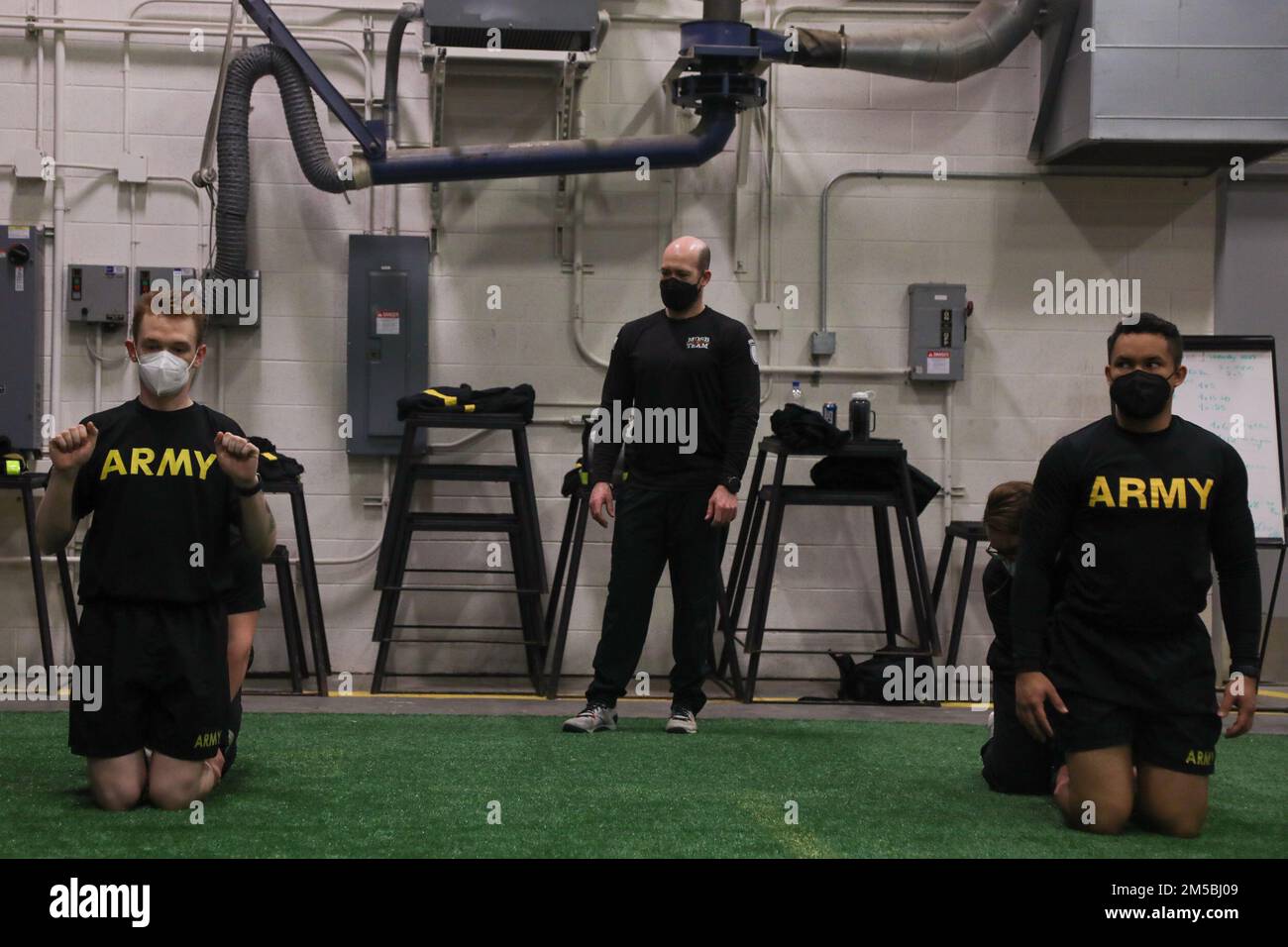 Joe Peterson, a strength and conditioning coach with the 10th Mountain ...