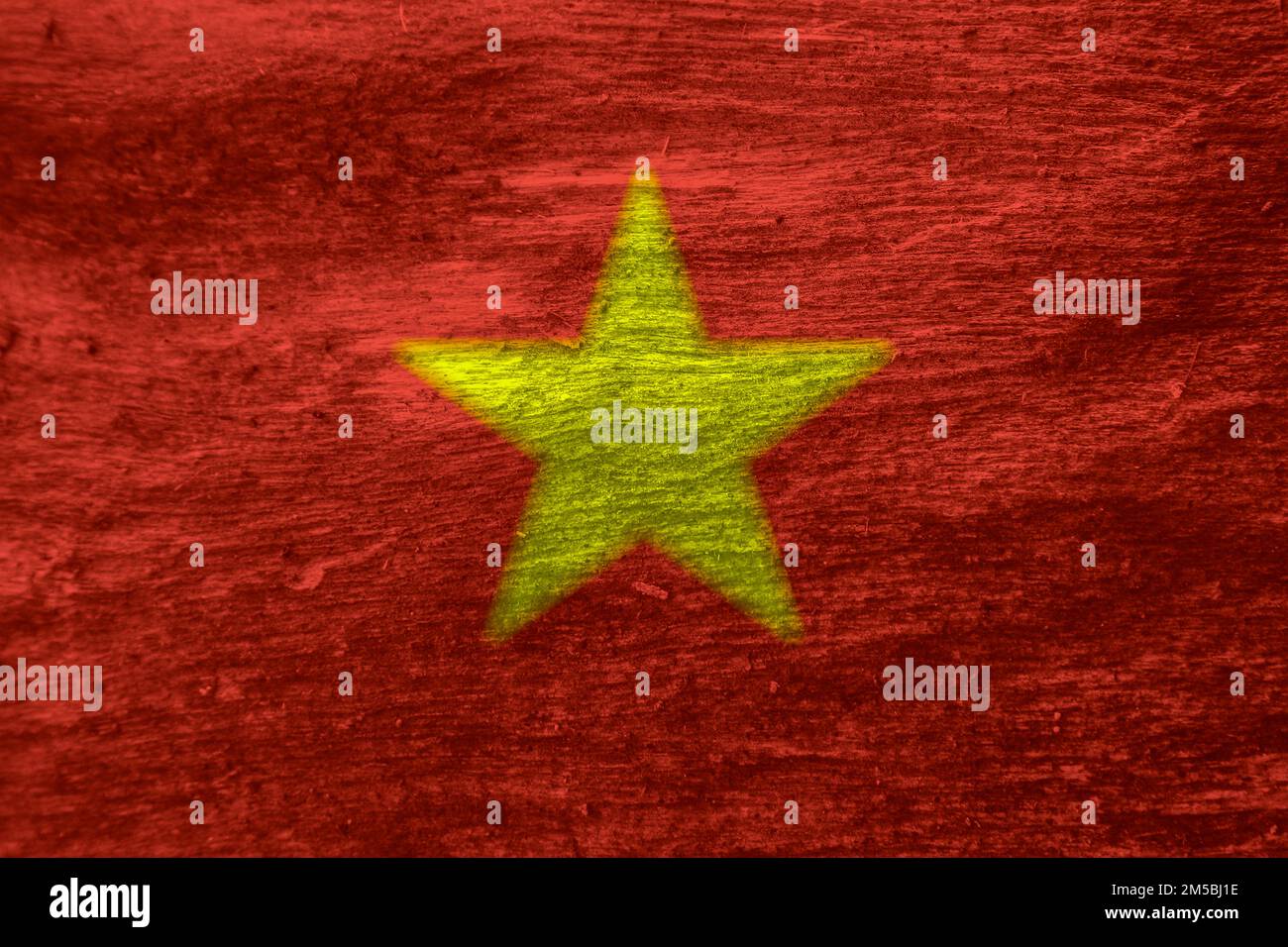 vietnam flag texture as background Stock Photo - Alamy