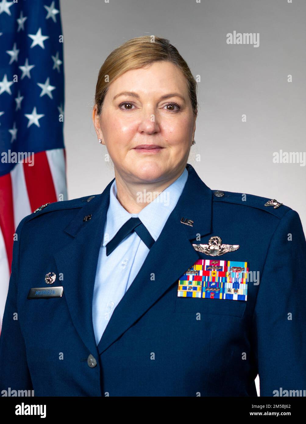 Col. Lara B. Morrison, 914th Air Refueling Wing Commander, poses for ...