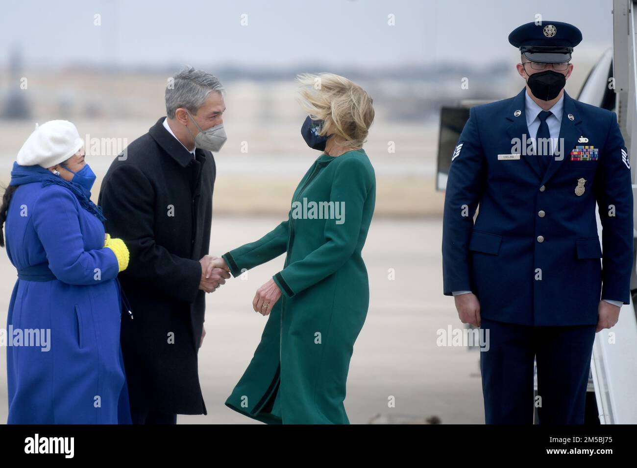 Jill Biden, Ed.D., First Lady of the United States meets Ron Nirenberg ...