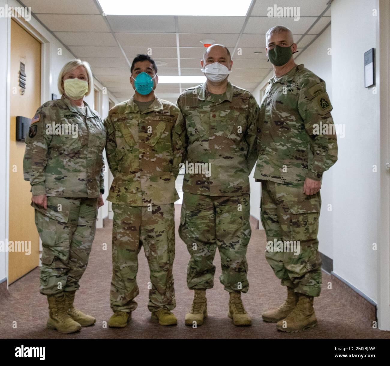 MONROE, La – U.S. Army Brig. Gen. Cindy Haygood (left), the dual status ...