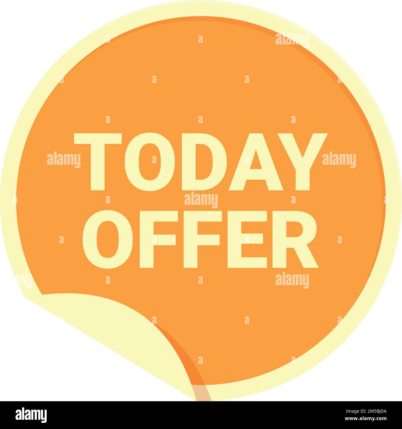 Today offer button icon cartoon vector. Sale tag. Super price Stock ...