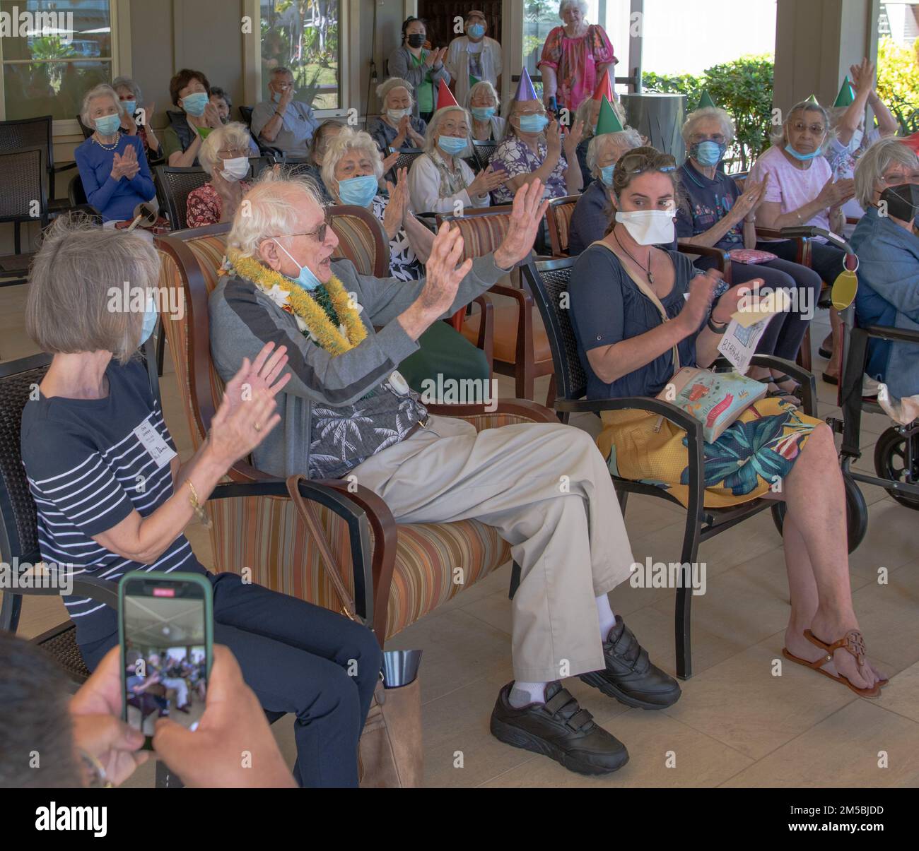 Retired U.S. Air Force Col. Bruce Hunt celebrates his 103rd birthday ...