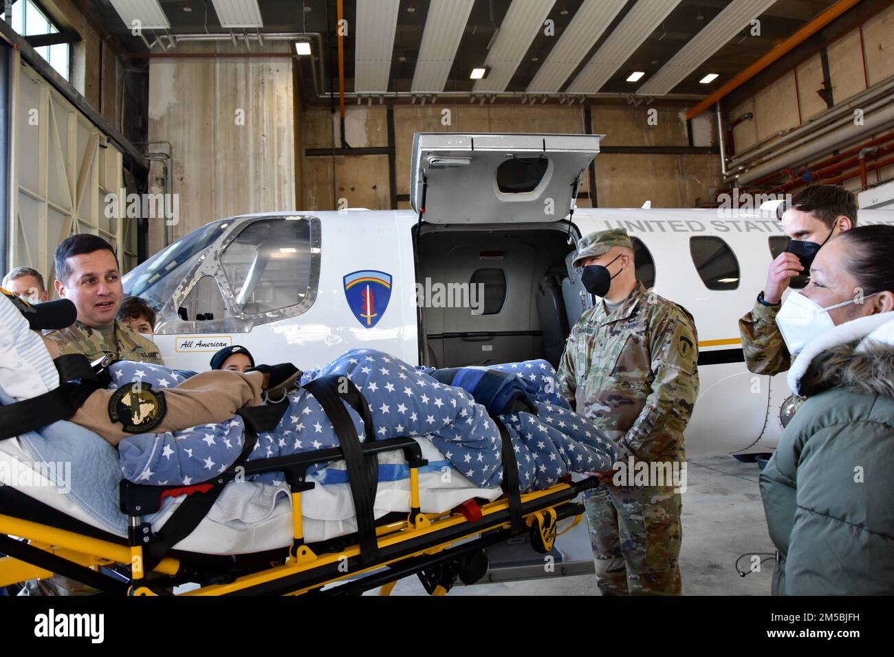 Maj. Eduardo Serrano, USAG Wiesbaden executive officer, translates in ...