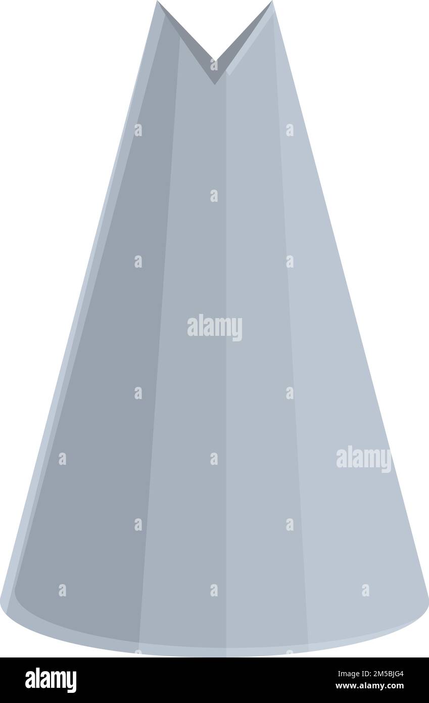 Icing nozzle piping icon cartoon vector. Cake pastry. Cream metal Stock ...