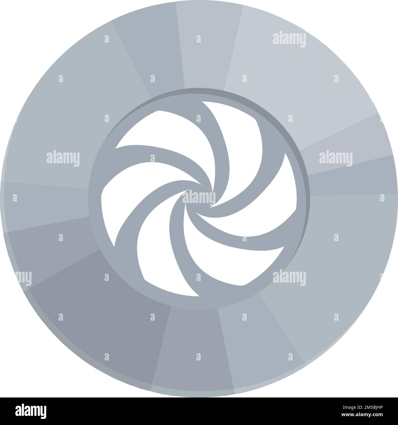 Top view icing nozzle icon cartoon vector. Cake bag. Sugar bakery Stock ...